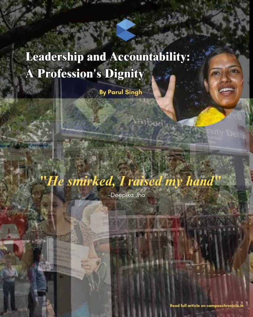 Leadership and Accountability: A Profession's Dignity - Campus ...